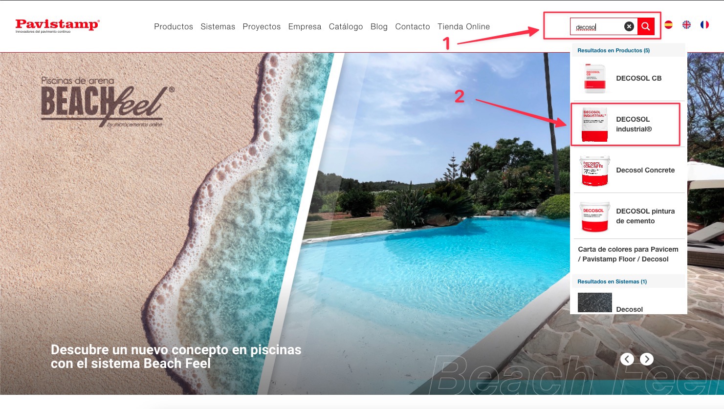 Así se descargan nuestras fichas técnicas | Pavistamp